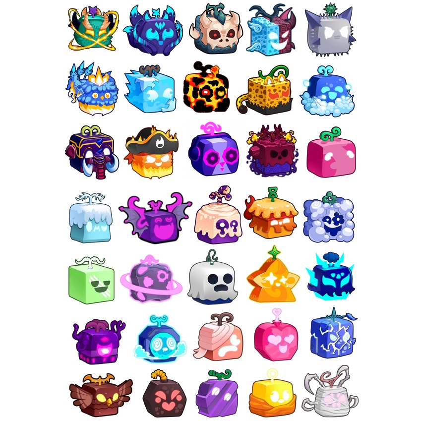 Blox fruit game stickers blox fruit game stickers have designs to ...