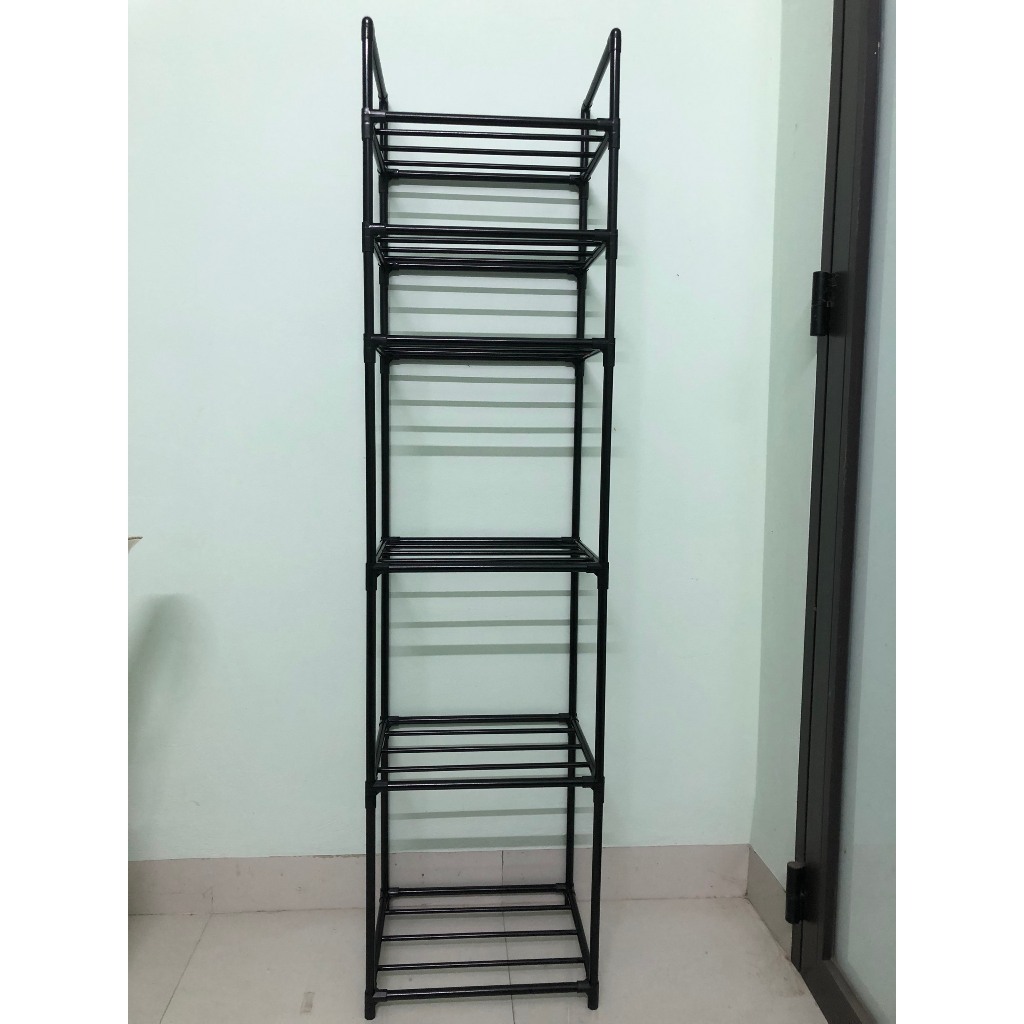 6-tier multi-purpose shelf, kitchen shelf with high-quality powder ...