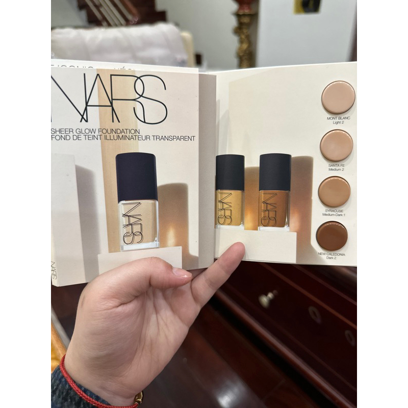 Sample foundation Nars sheer glow foundation | Shopee Singapore