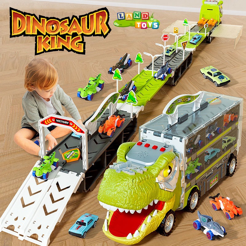 Toy Car Transportation Super Car Racing Track High-End HotWheels With 6 ...