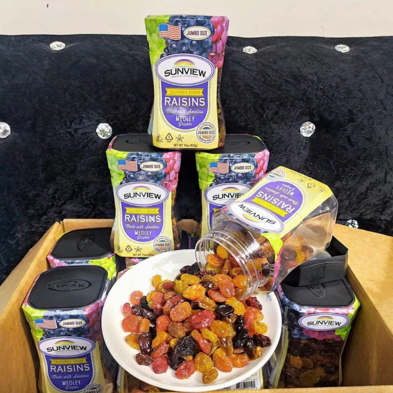 [Date 2025- Genuine]American Raisin Sunview seedless raisins mixed ...