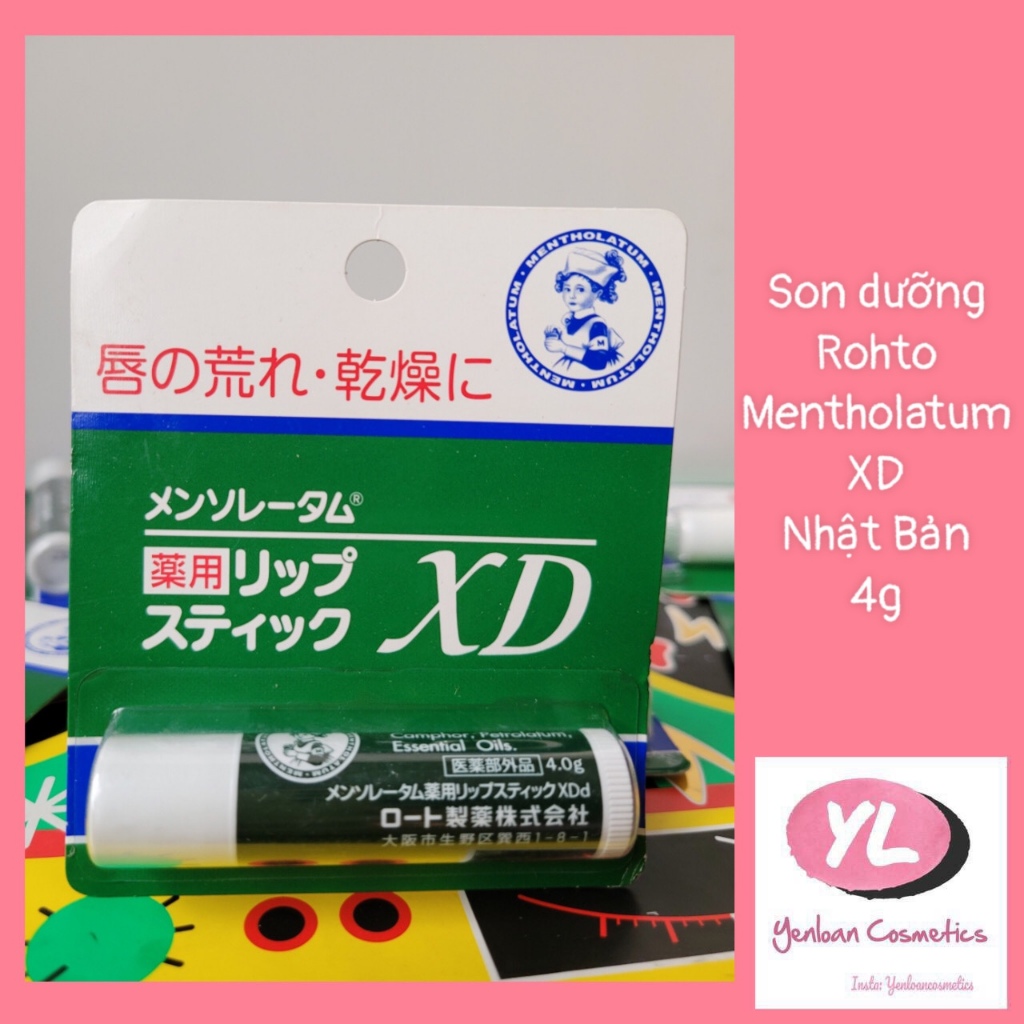 Rohto Mentholatum XD Japanese Lip Balm 4g | Shopee Singapore