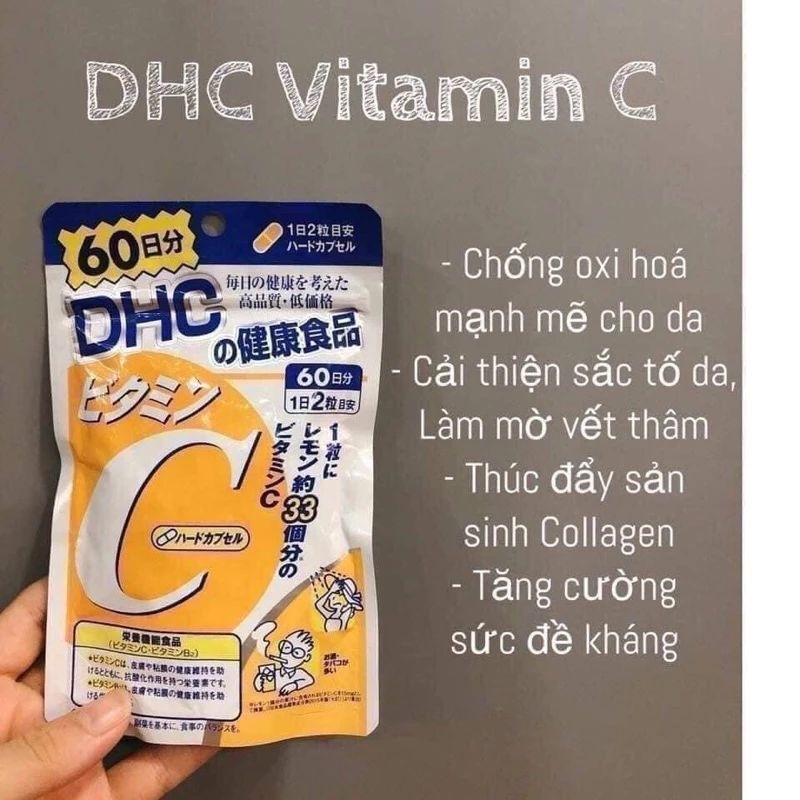Japanese DHC Vitamin C Pills | Shopee Singapore