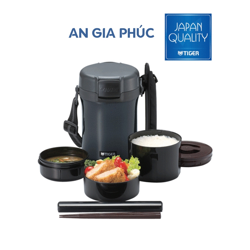Tiger 3-compartment thermal lunch box LWU-A171 (1.22L) - An Gia Phuc ...