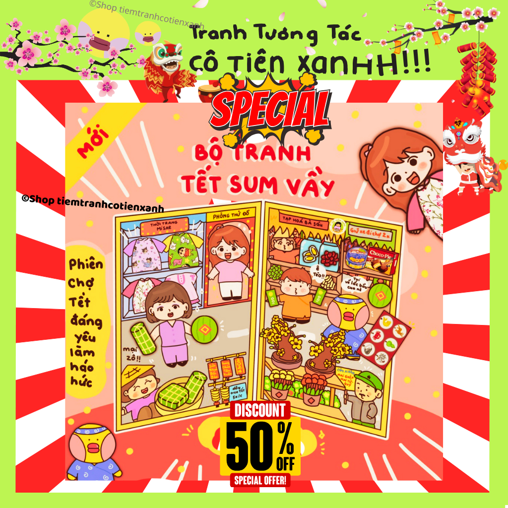 [Special] Green Tien - Tet SUM New Year, And 2 Paintings Interacting ...