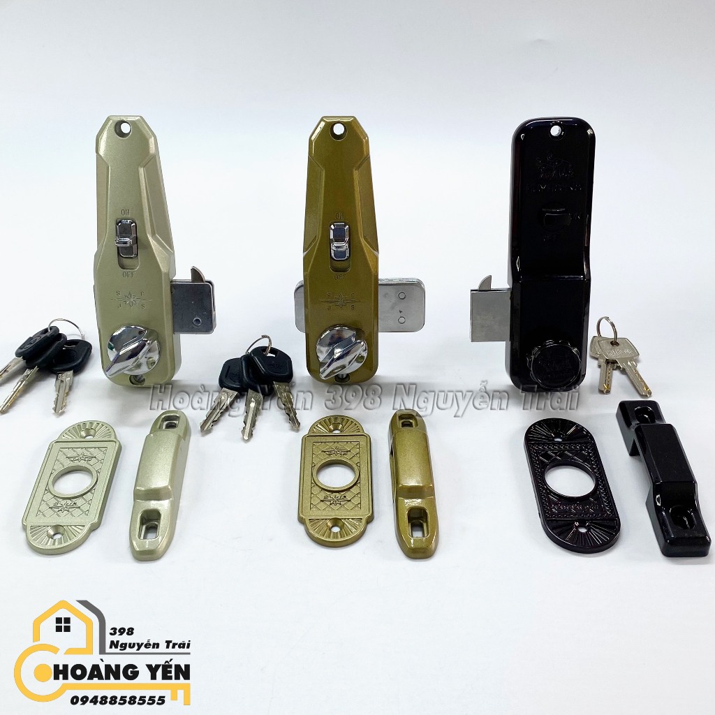 Genuine aluminum sliding door lock set system 757, open door aluminum ...