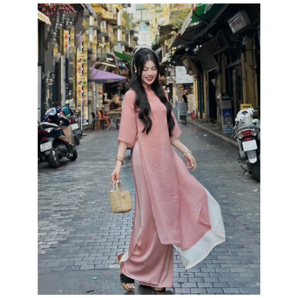 Renovated Ao Dai Hot Model 2023 Super Cute Ao Dai Model with ...