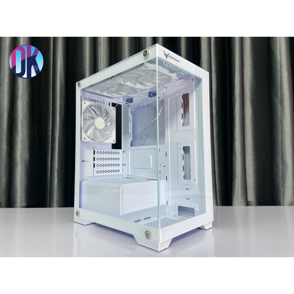 Centaur Lumix PC Case - Black/White | Infinity, M-ATX With 3 RGB Fans ...