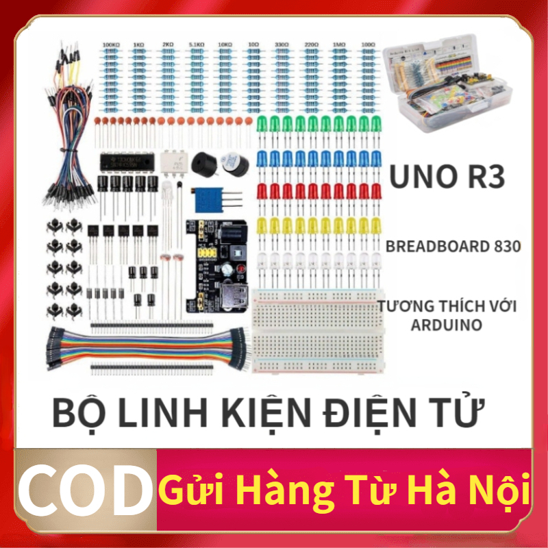 830 Basic starter kit for Arduino UNO R3 includes circuit board/trigger ...