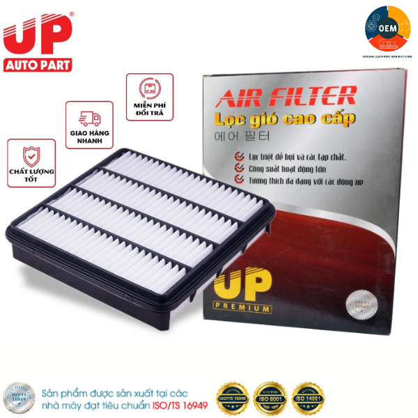 Car engine air filter for TOYOTA LAND CRUISER VX 4.7 - VX 5.7 - VX 4.6 ...