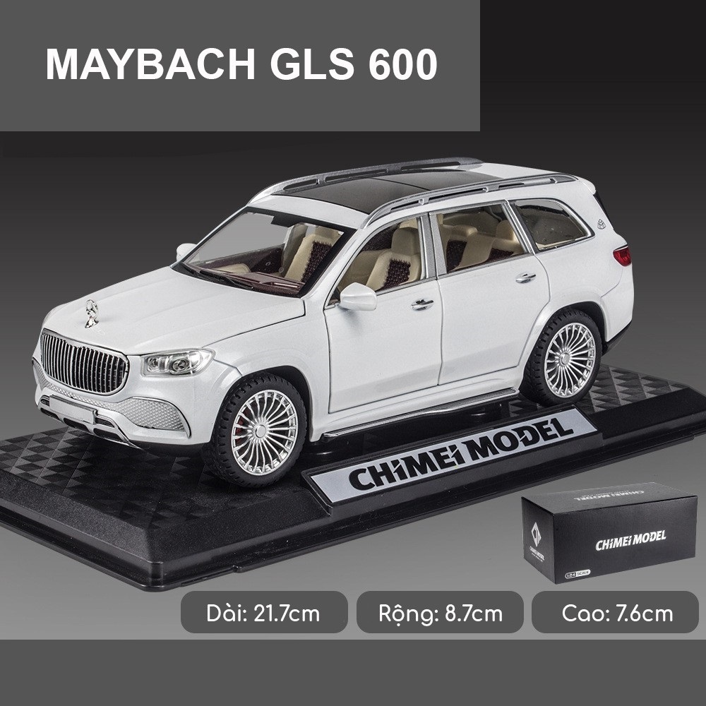Static model toy car Mercedes Benz Maybach GLS600 GLS 600 GLS-600 1:24 ...