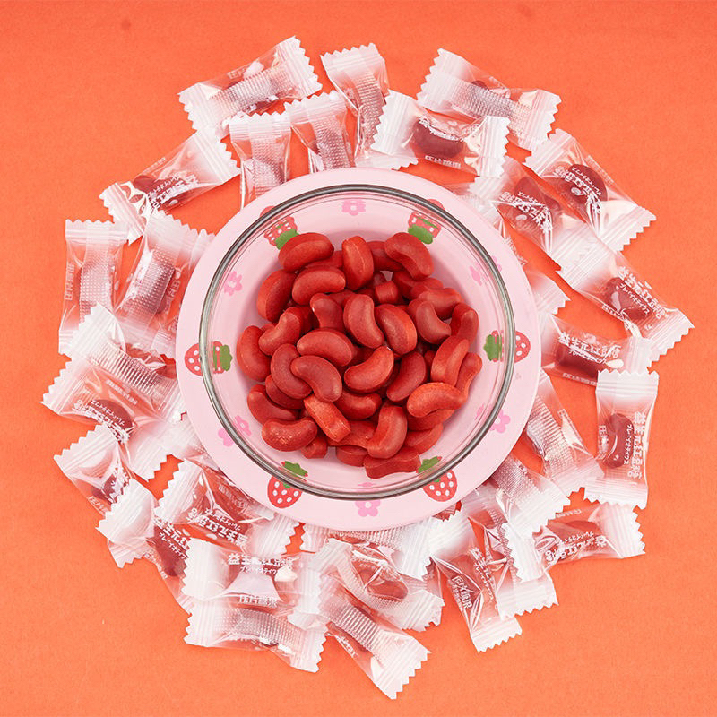 Low-sugar mini red bean candy is good for the digestive system and ...