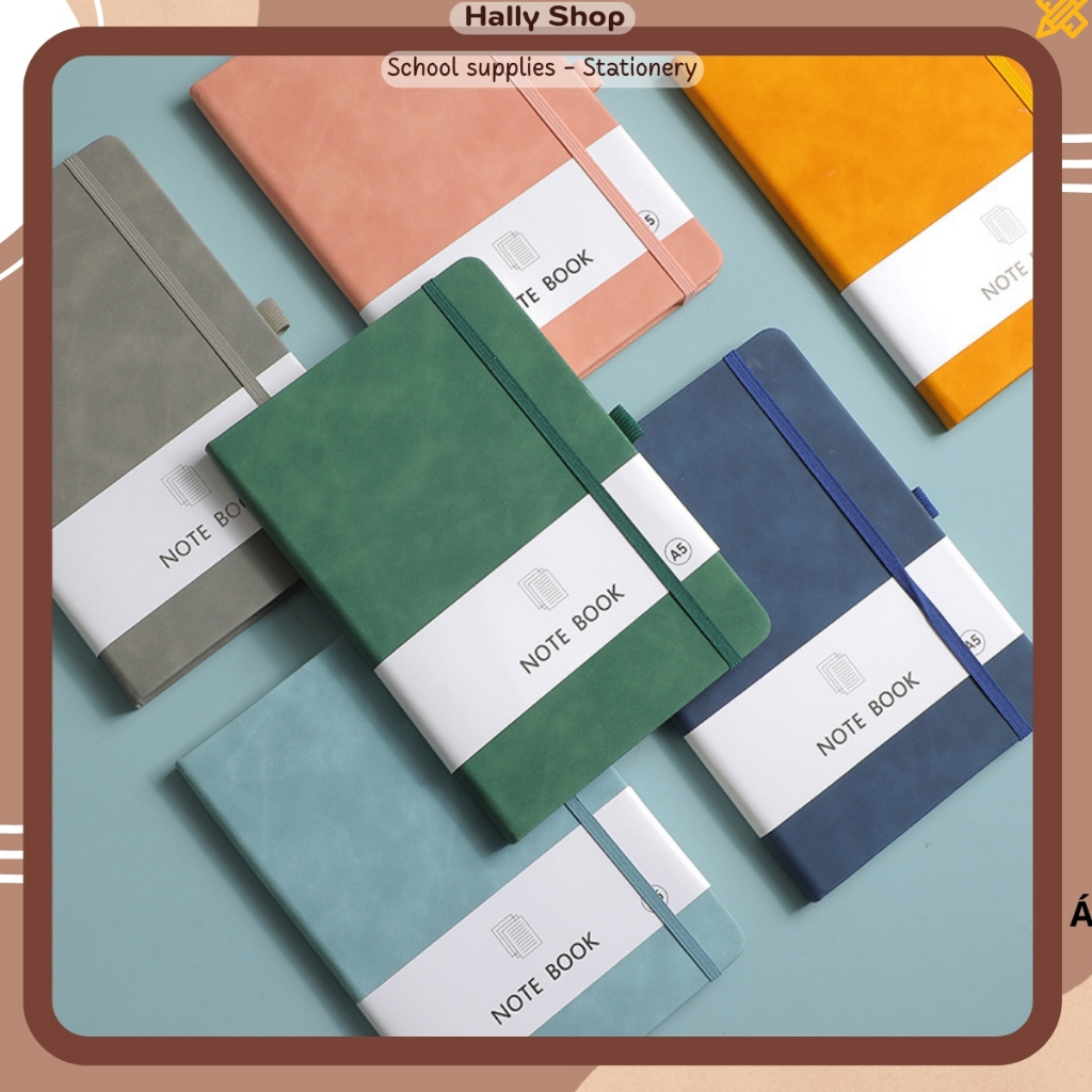 Mini notebook with PU leather cover and simple pattern A5/A6/A7 100 ...