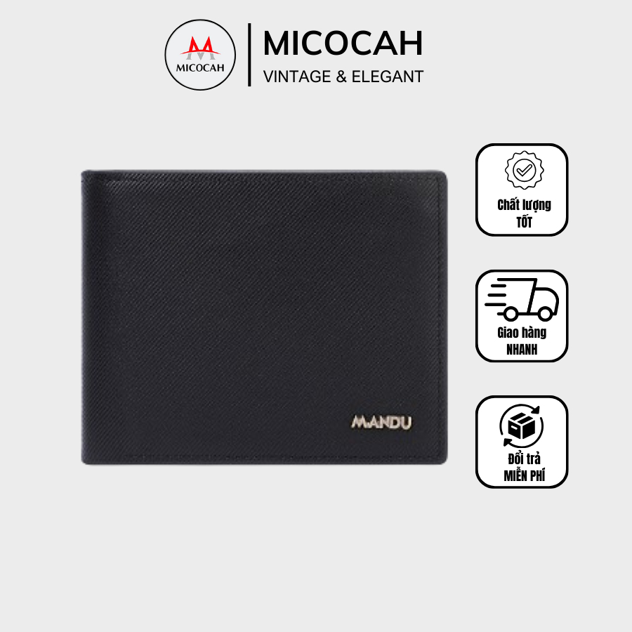 Mandu High quality soft leather men's wallet with many handy ...