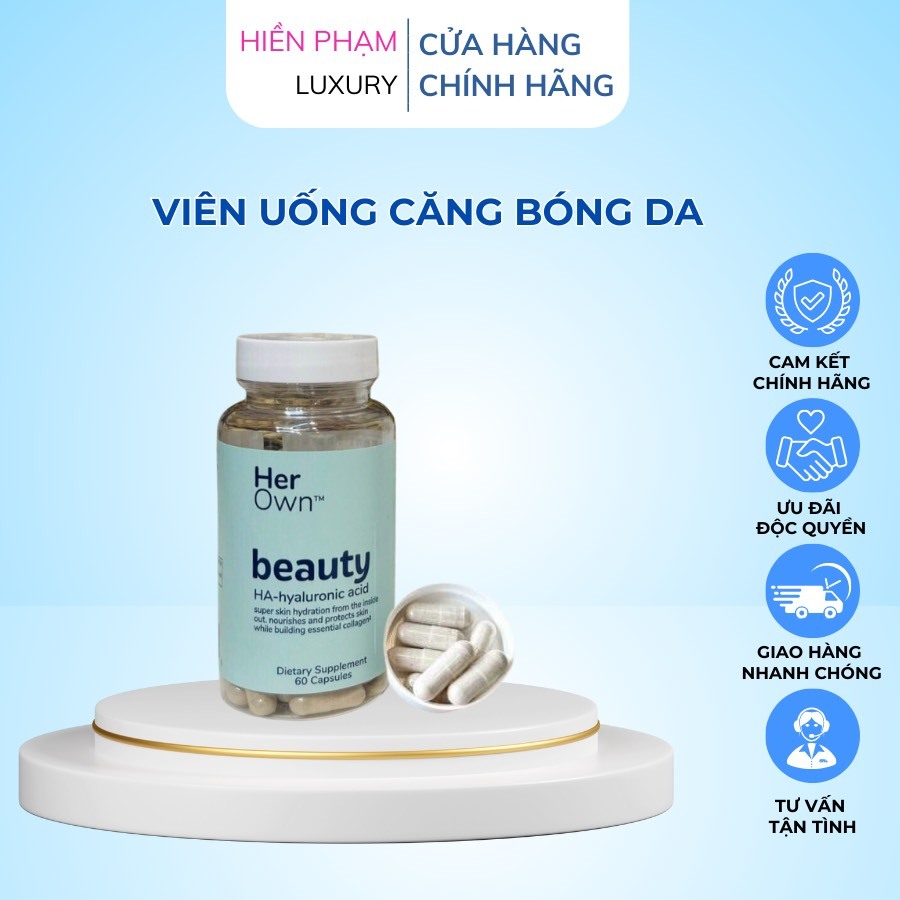 Her Own skin shine oral tablet helps to plump, firm, improve wrinkles ...