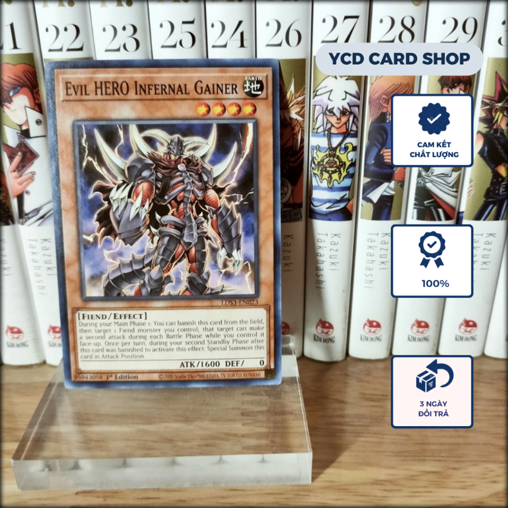 [YCDcardgame] Genuine Yugioh Card Evil HERO Infernal Gainer – Common ...