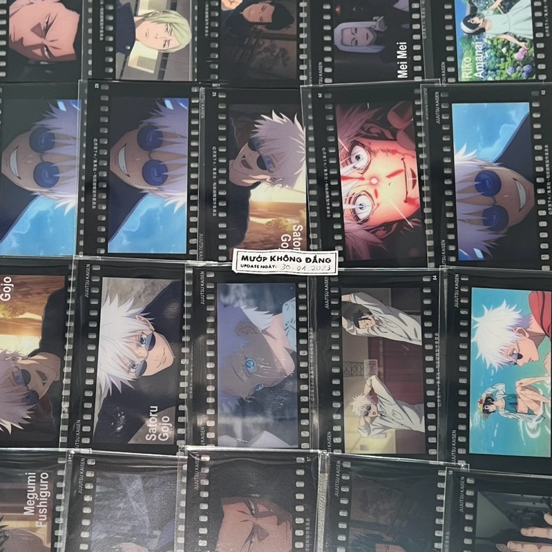 [JJK Available - P23] clear film card JUJUTSU KAISEN dignity GOJO GETO ...