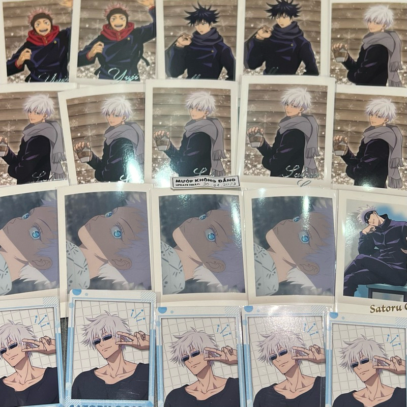 [JJK AVAILABLE - P25] rare pola card JUJUTSU KAISEN GOJO MEGUMI YUJI ...