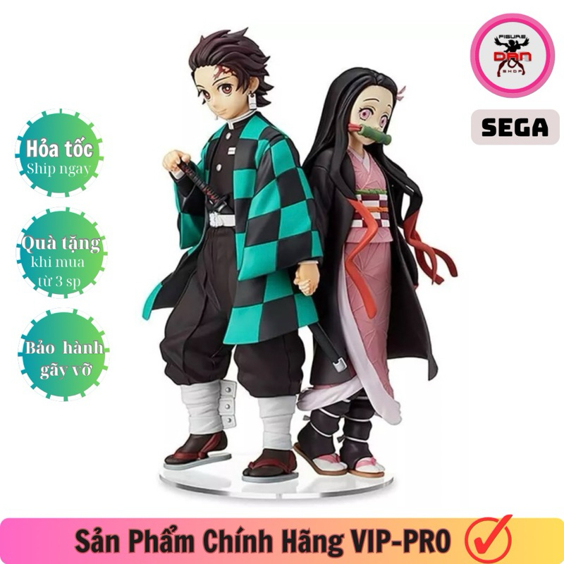 Super cute Nezuko Tanjiro model Genuine Japan - kimetsu no yaiba figure ...