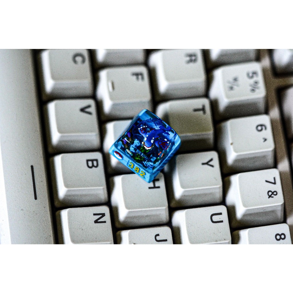 Kyogre keycap - mechanical keyboard button, Artisan keycaps | Shopee ...