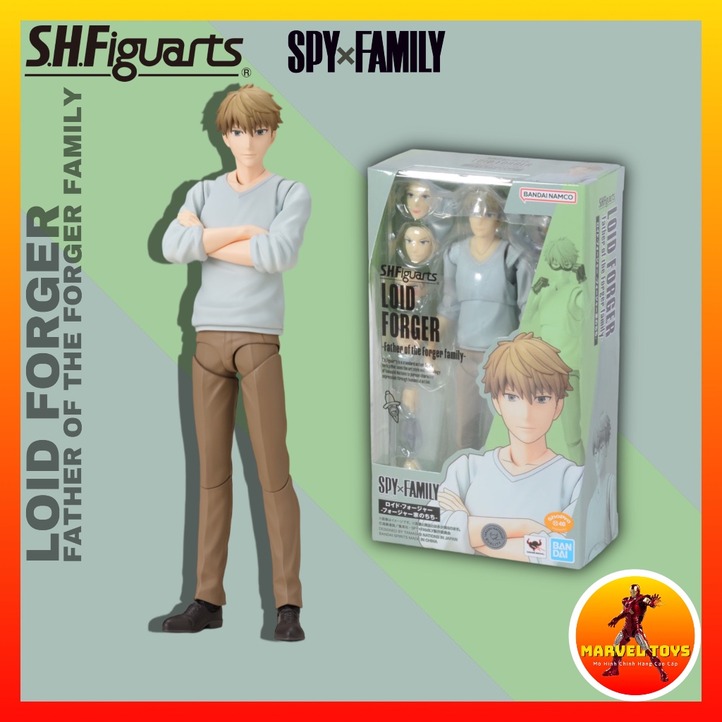Bandai SHF SHFiguarts Loid Forger Genuine Model - Father Of The Forger ...