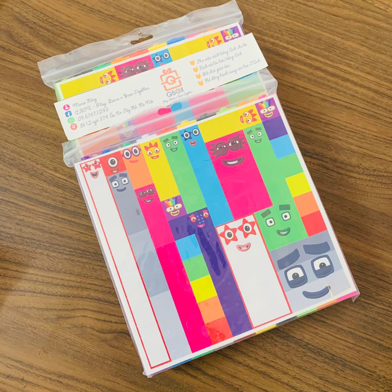 Set Of 2 Stickers Lego Numberblocks Stickers Numberblocks | Shopee ...