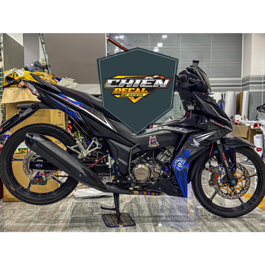 Winner rs150 V1 removable stamp, new model black and blue gp (high ...