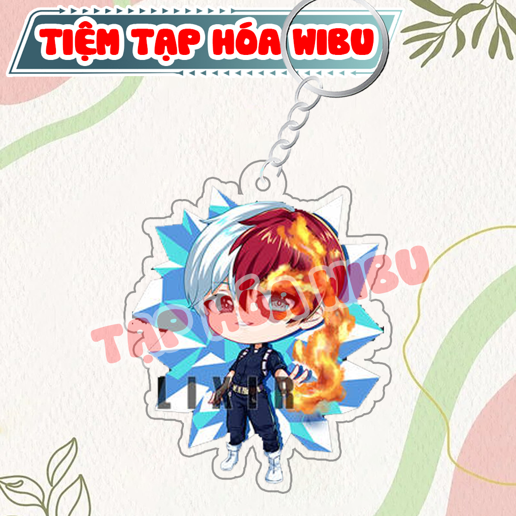 Acrylic Keychain Boku No Hero Academia Hero Chibi Cute Anime Manga ...