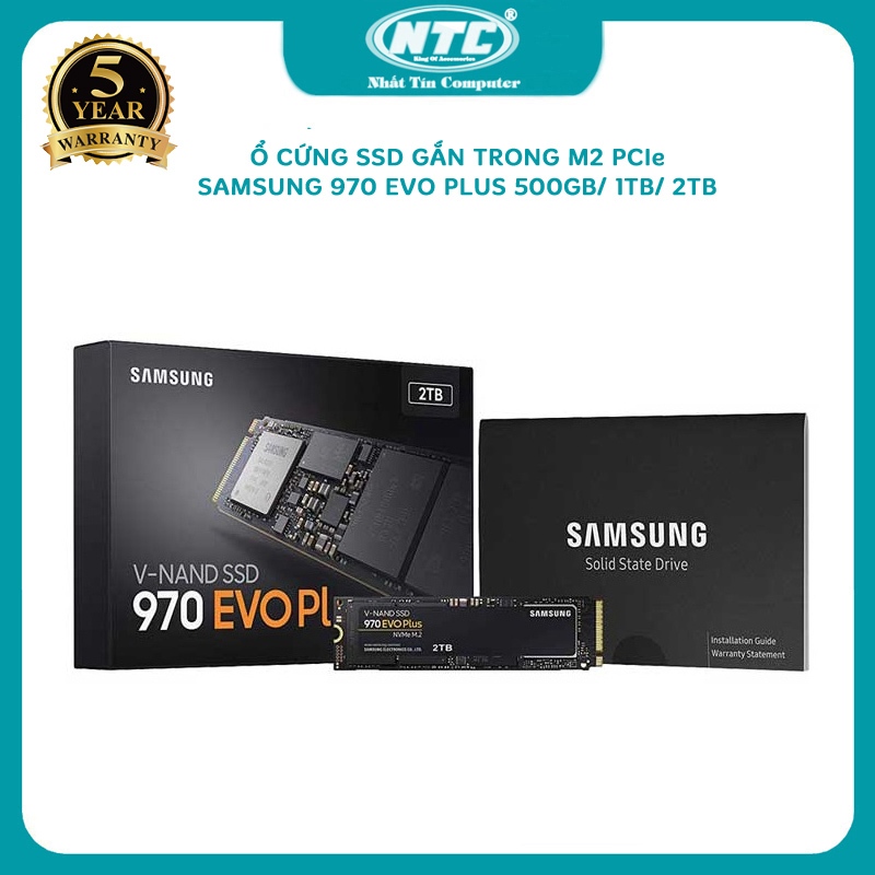 Samsung 970 EVO Plus SSD Hard Drive 2TB / 1TB / 500GB PCIe NVMe V-NAND ...