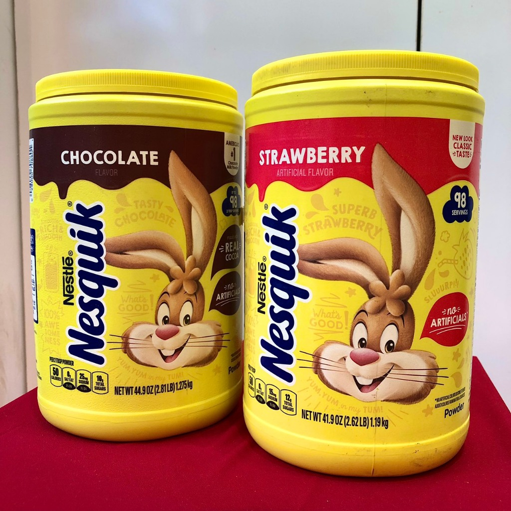 Nestle Nesquik Cocoa Milk Powder Strawberry Chocolate Flavor 1.19kg 1 ...