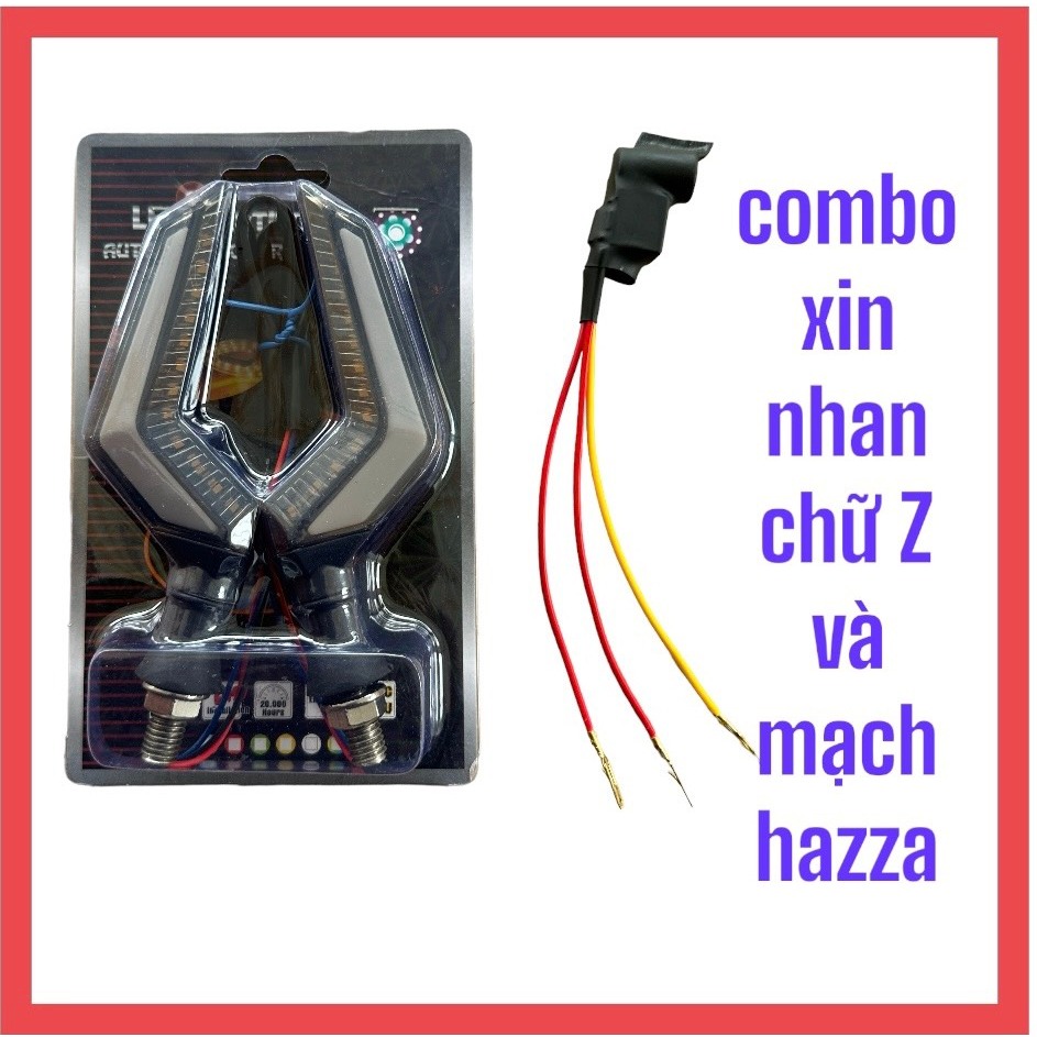 Z-shaped Turn Signal Combo with Haza Circuit Flashing 4 Turn Signals 12 ...