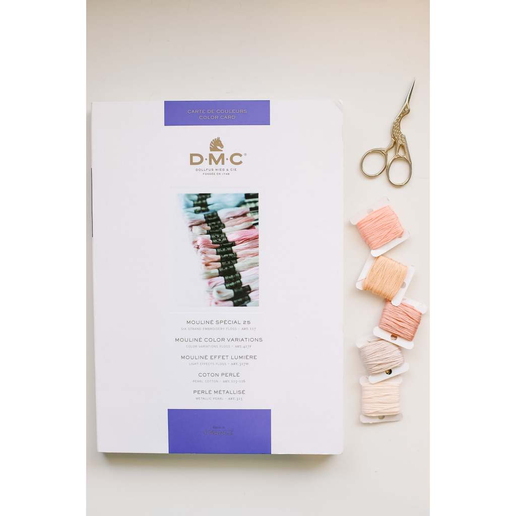 Dmc Floss Color Card - REAL Thread Floss RARE, newest DMC embroidery ...
