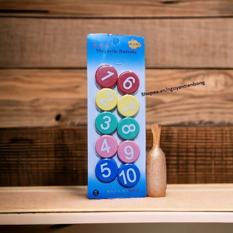 Number magnets stick to magnetic board blister pack of 10/30mm magnet ...