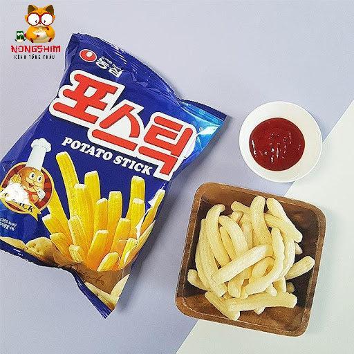 (Carton Of 20 Korean Bimbim Packs) Nongshim Potato Stick Snack, Korean ...