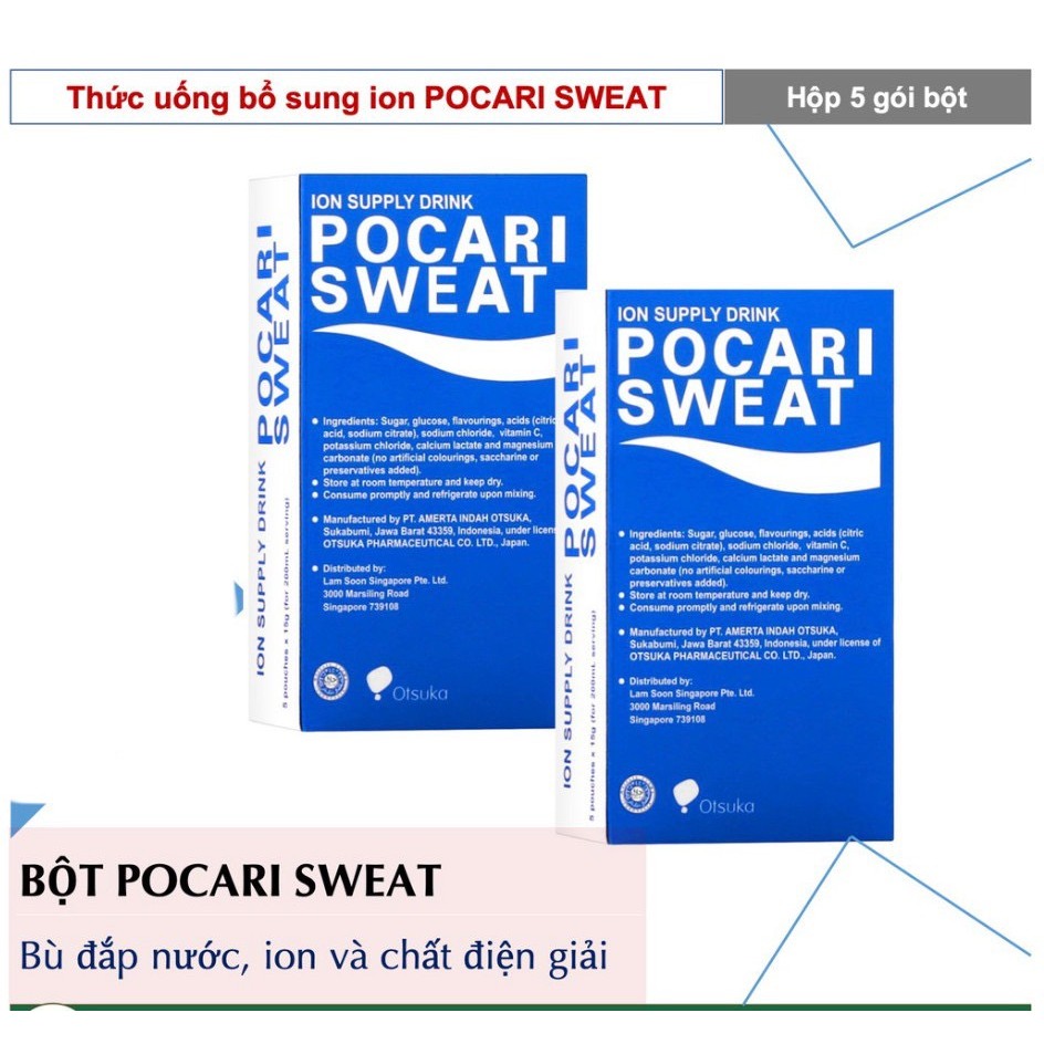 Pocari Sweet Powder [Box Of 5 Packs] - Ion Supplement, Electrolytes ...