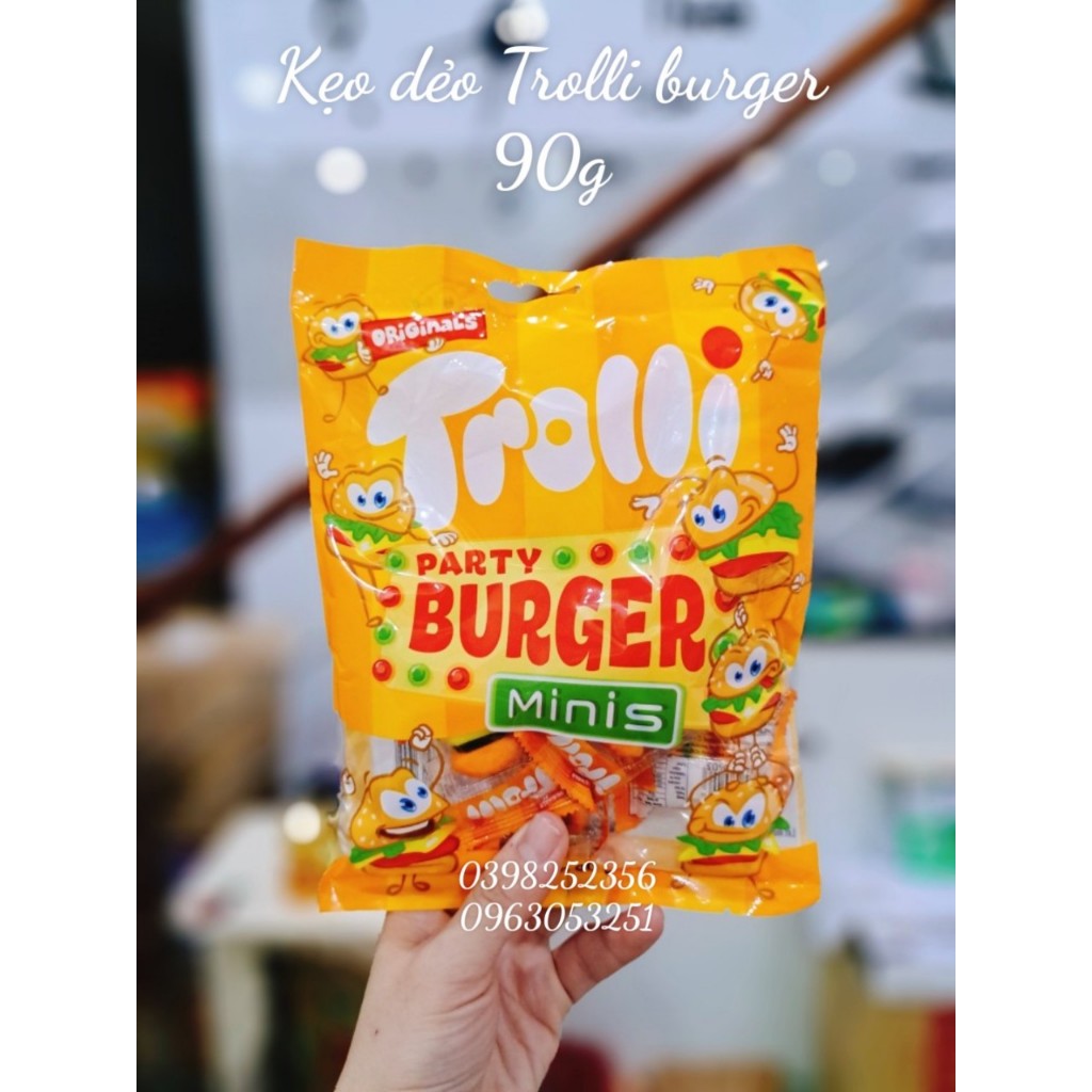 Trolli Mini Burger Gummy Candy 90g Ly Trinh | Shopee Singapore