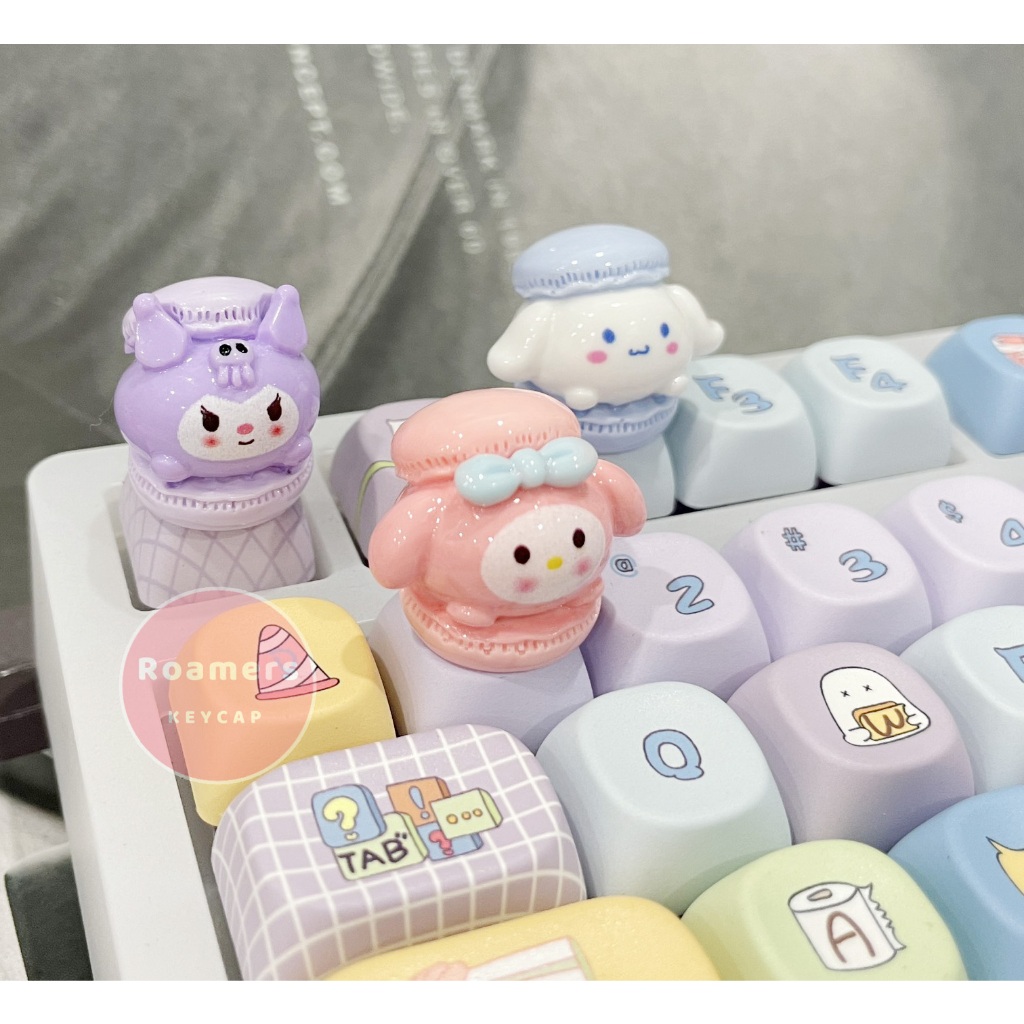 Sanrio Special Edition Kuromi Melody Cinnamoroll Keycap Retail Keyboard ...