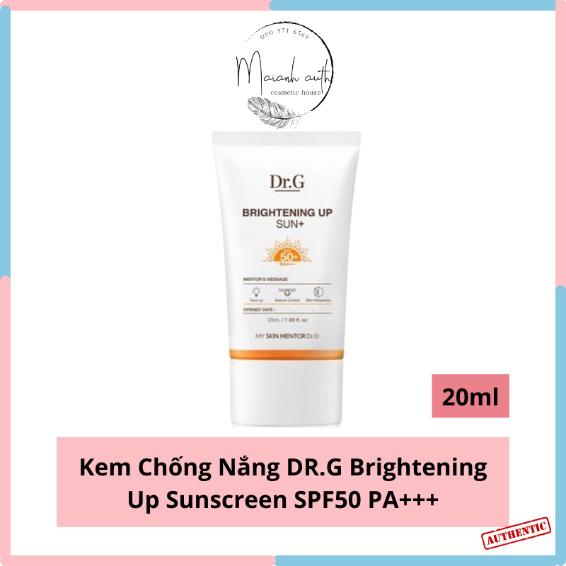 Drg Brightening Up Sunscreen SPF50 PA+++ DR.G Industrial Park Orange Tone Lifting Makeup Primer ...