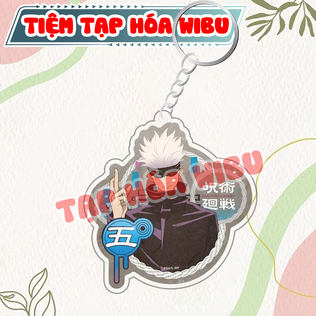 Acrylic Keychain Jujutsu Kaisen Character Gojo Itadori Yuji Geto Nanami ...
