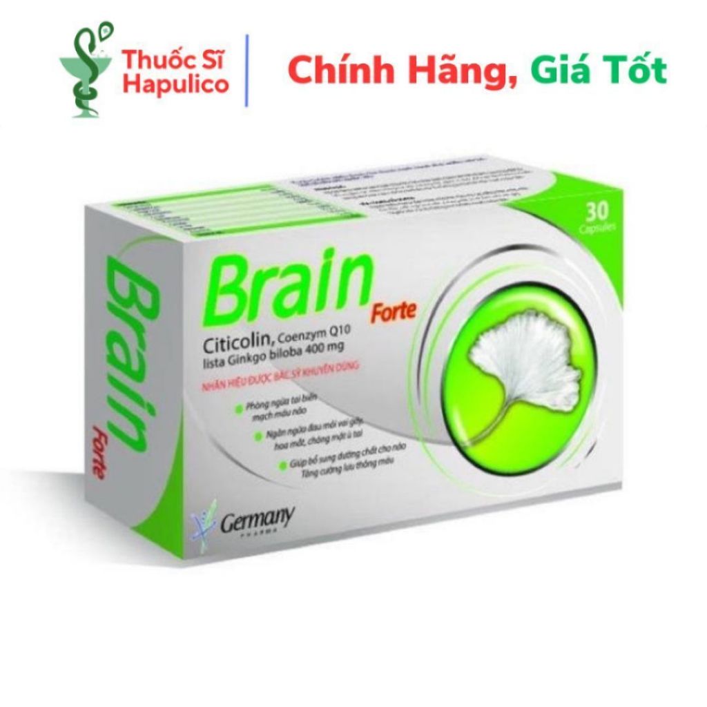 Brain FORTE pills enhance blood circulation to the BRAIN - Box of 30 ...