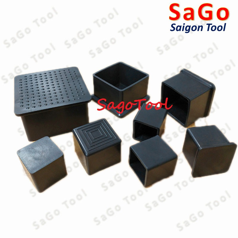 Outer end caps for 25-60 square iron boxes, plastic table and chair leg ...