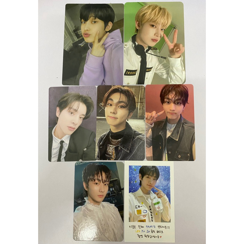 Enhypen card photo/rounded corner card (genuine) | Shopee Singapore