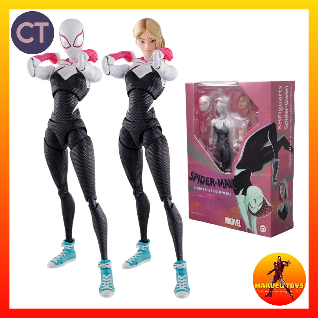 Ct SHF Bootleg Spider-Man Spider Gwen Across The Spider Verse Model ...