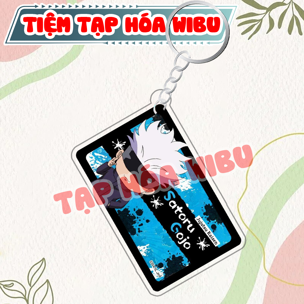 Acrylic Keychain Jujutsu Kaisen Character Gojo Itadori Yuji Geto Nanami ...