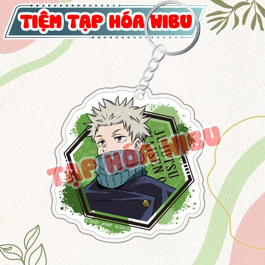 Acrylic Keychain Jujutsu Kaisen Character Gojo Itadori Yuji Geto Nanami ...