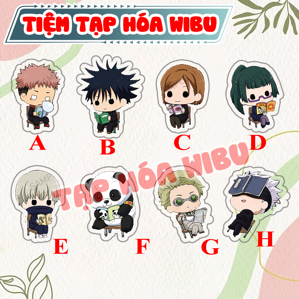 Acrylic Keychain Jujutsu Kaisen Character Gojo Itadori Yuji Geto Nanami ...
