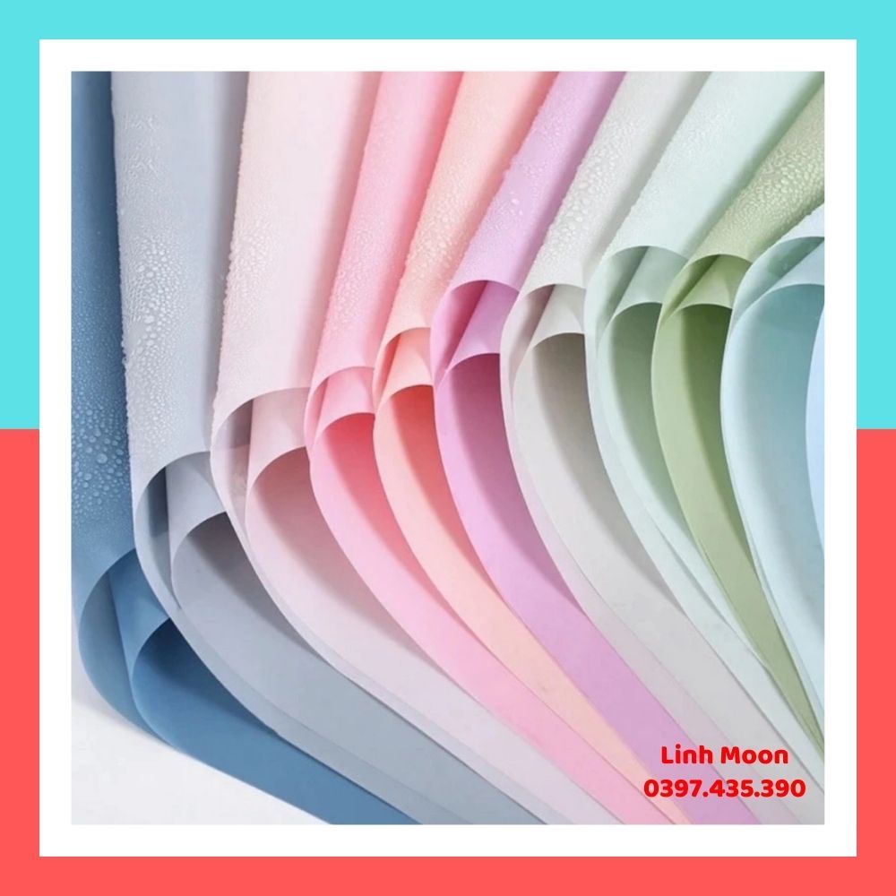 [Super Cheap] 10 Sheets Waterproof 1 Meter Plain Color Flower Wrapping ...