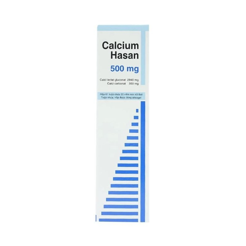 Calcium HASAN Effervescent Tablets 500mg Tube 20 Effervescent Tablets ...