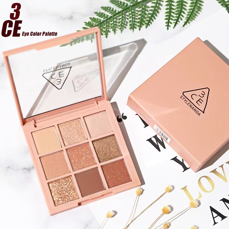 3ce Multi Eye Color Palette Eye Shadow Table, Eye Color 9 Shades With ...