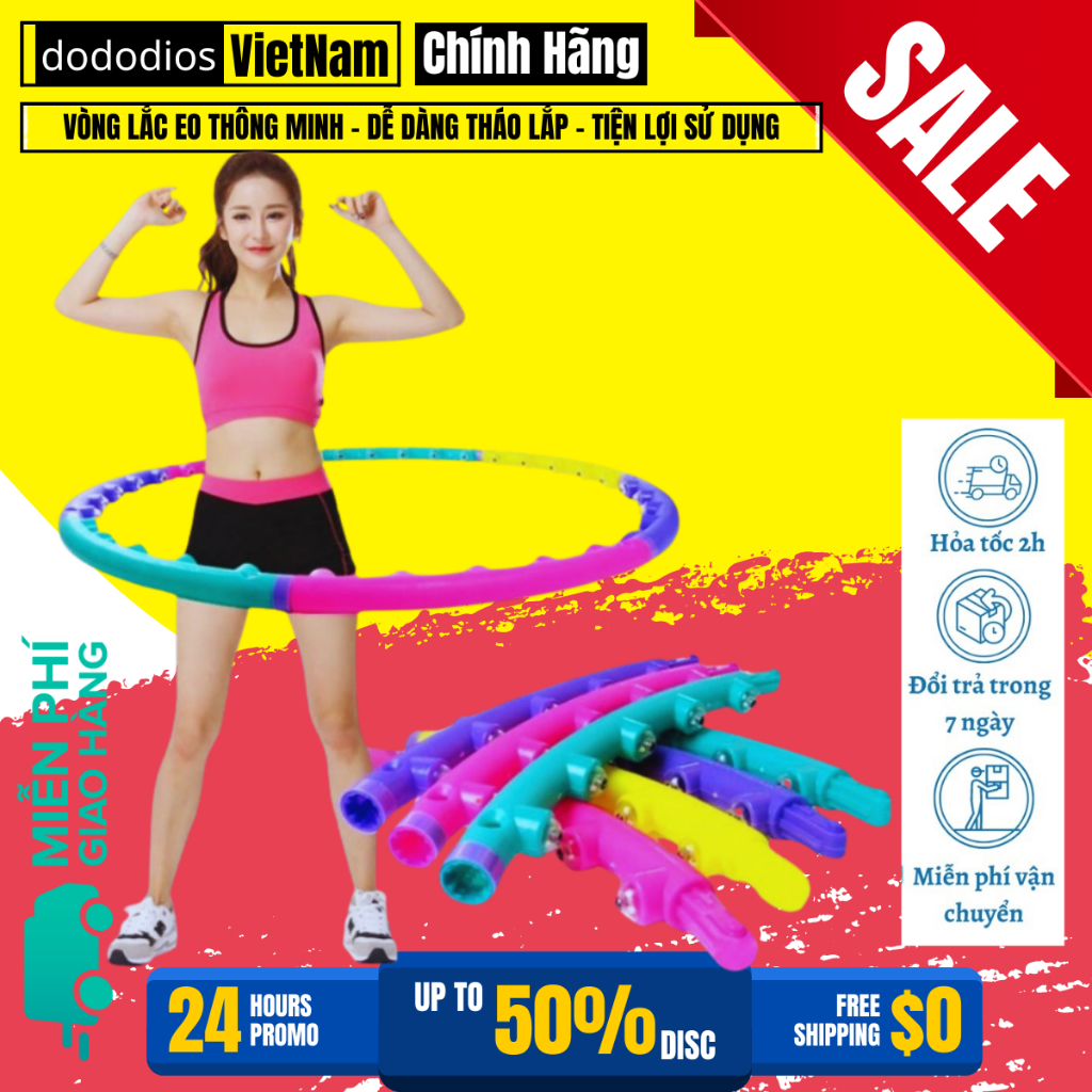 Hula hoop to reduce belly fat, easy to assemble and disassemble ...